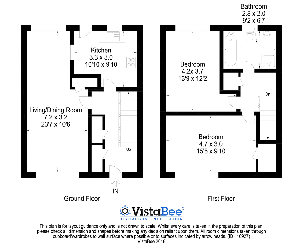 2 Bedroom Mid - Terraced For Sale in Calderbank View, Baillieston ...